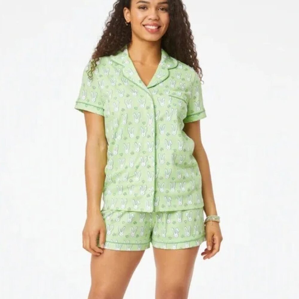 Roller Rabbit Bunny Luck Polo Pajamas Discontinued - Gem